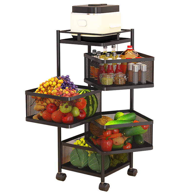 4 Layer Square Shape Kitchen Rack – unclebd.com